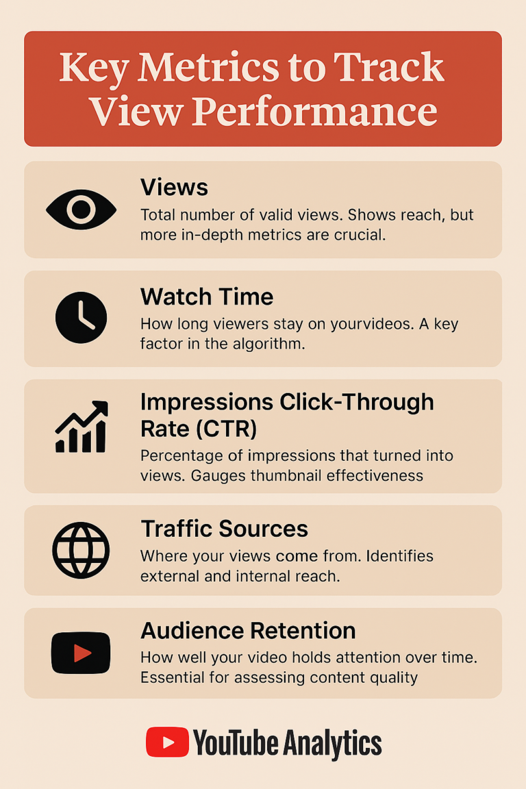 How to Use YouTube Analytics to Track View Performance